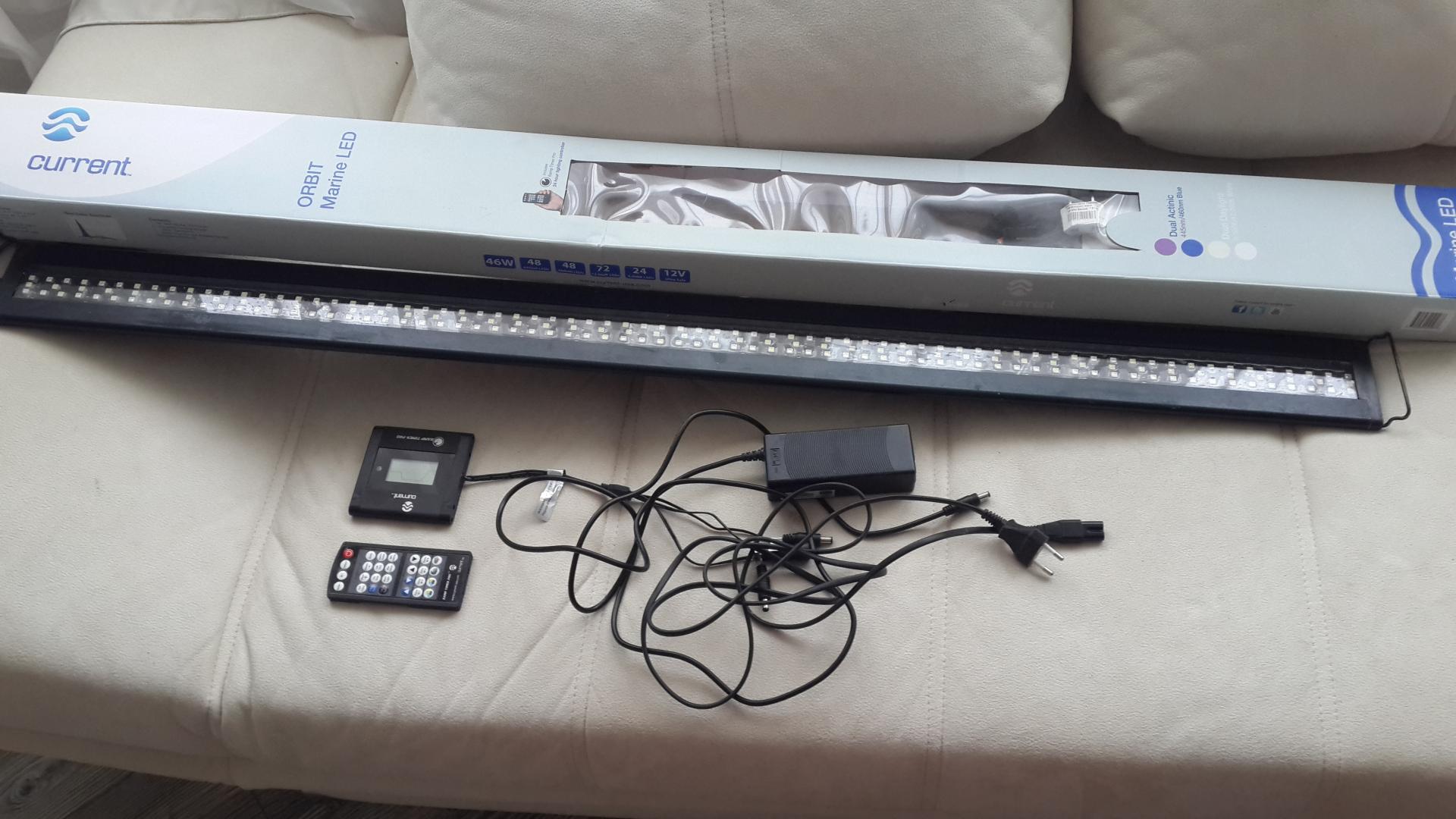 Продаю лед свет CURRENT USA ORBIT MARINE LED AQUARIUM FIXTURE 48"-60 ...