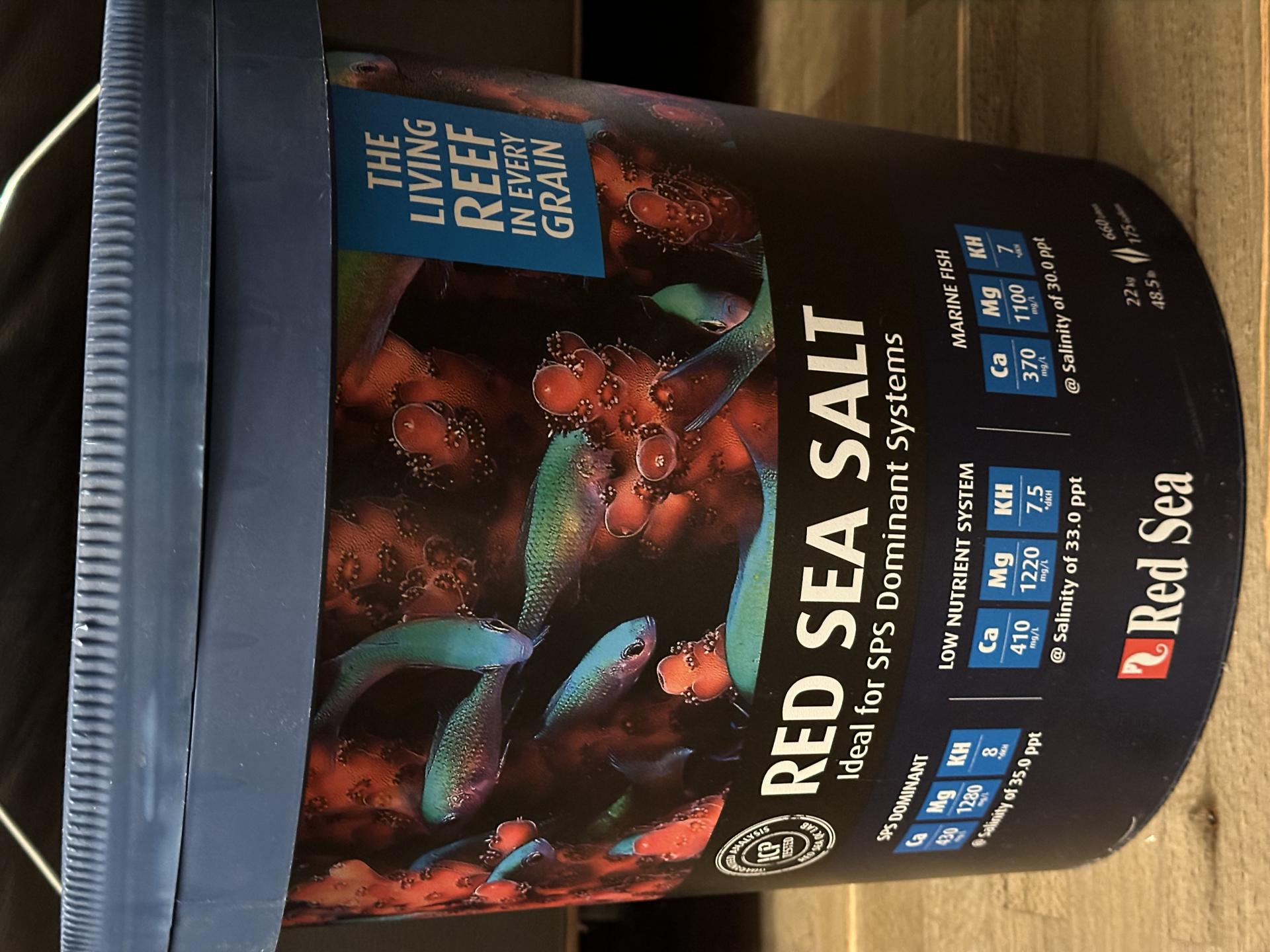 Red sea salt ПРОДАН - БАРАХОЛКА - Морской аквариум. Форумы ReefCentral.ru